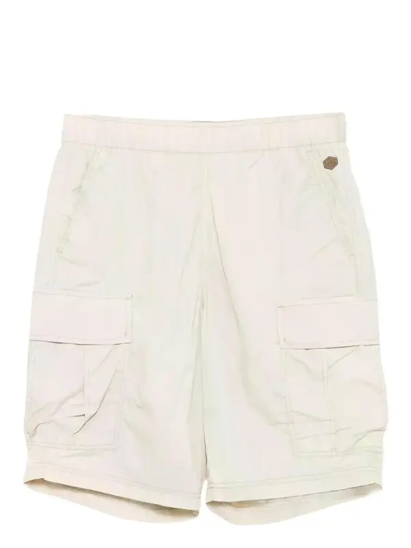 CHOCOOLATE Patch Cargo Shorts - Neutrals