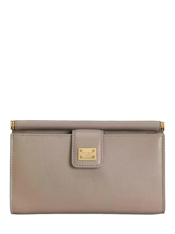 Dolce & Gabbana Clasp-fastening Mini Bag - Neutrals