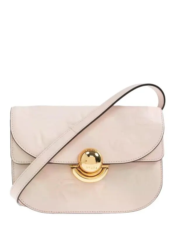 Furla Embossed-leather Sfera Crossbody Bag - Neutrals