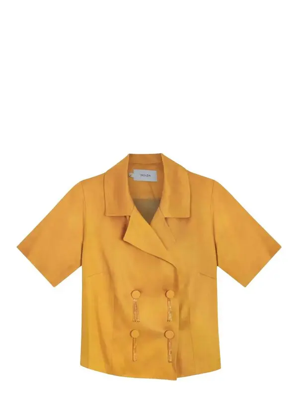 Isolda Pitomba Double-breasted Shirt - Yellow