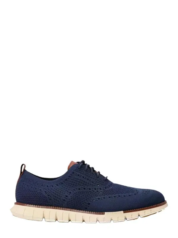 Cole Haan Knitted Derby Shoes - Blue