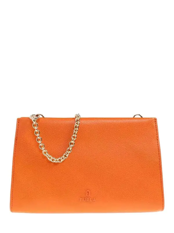 Furla Mini Chain-strap Shoulder Bag - Orange