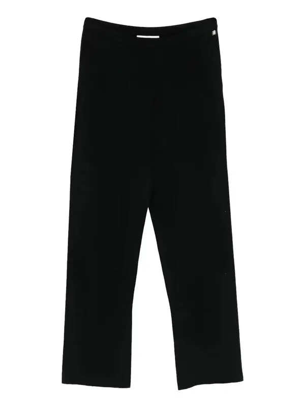 EXTREME CASHMERE X Cashmere-blend Trousers - Black