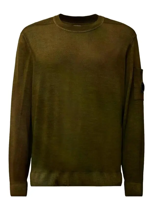 C.P. COMPANY Lens-detail Sweater - Green