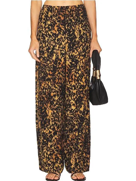 Ulla Johnson Carine High Waisted Pant - Black
