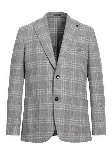 BRERAS MILANO Blazer Light Size Virgin Wool, Polyamide - Grey