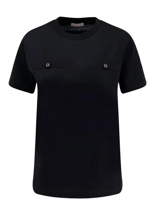 Moncler Cotton T-shirt - Black