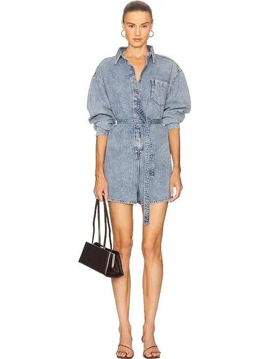 Good American Denim Romper - Indigo793