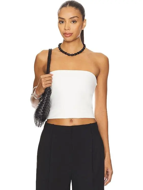 EAVES Bo Tube Top - White