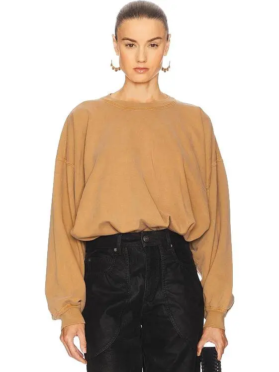 Isabel Marant Sauria Sweatshirt - Caramel
