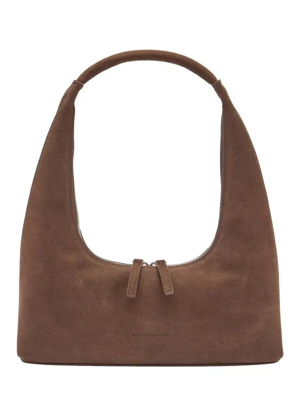 MARGESHERWOOD Hobo Shoulder Bag - Hush Nubuck