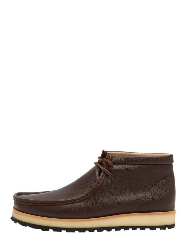 Clarks Wallabee Scout - Brown Scotch Grain