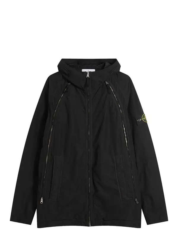 Stone Island David Light-tc Hooded Jacket - Black