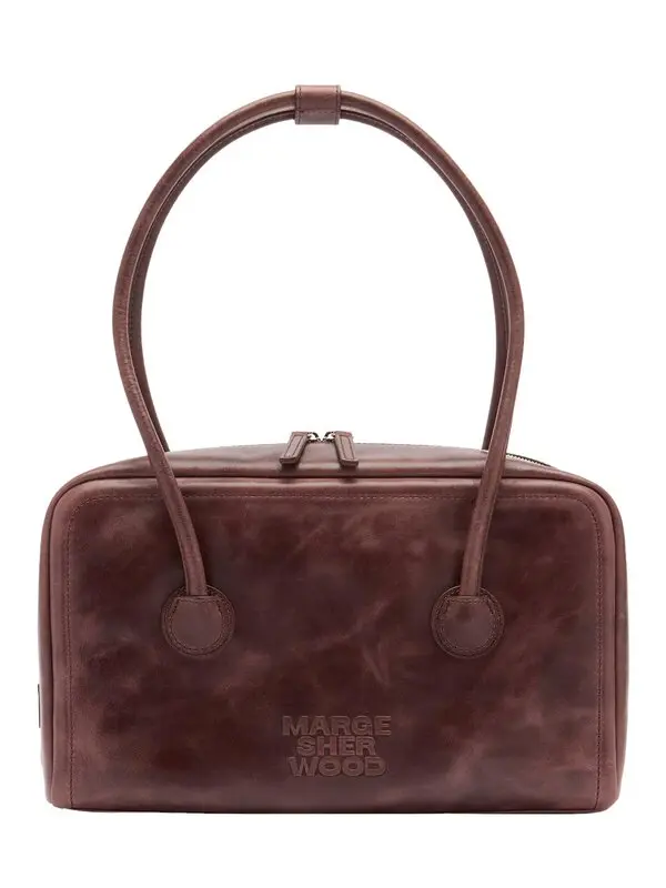 MARGESHERWOOD Soft Boston Bag - Wine