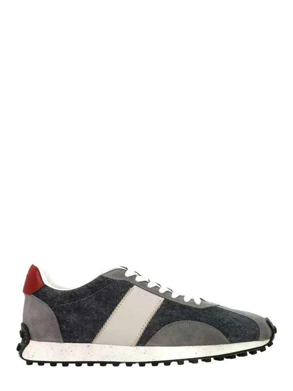 TOD'S Gommino Suede Panel Sneakers - Grey