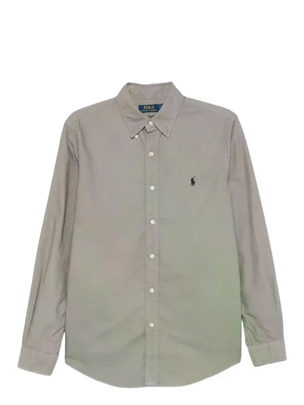 Polo Ralph Lauren Long-sleeve Button-down Shirt - Grey