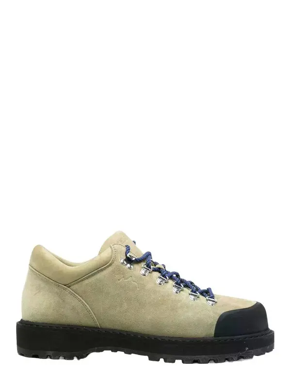 Diemme Lace-up Suede Boots - Green