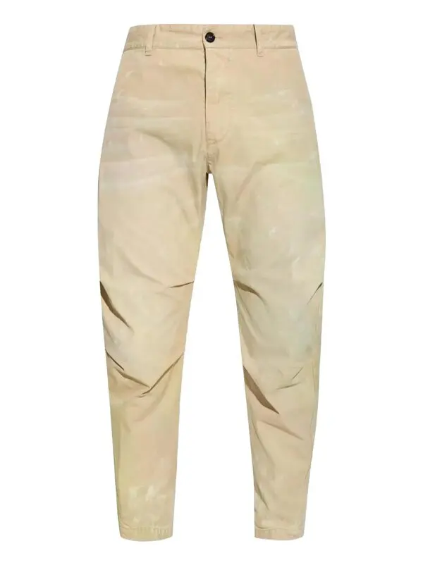 Dsquared2 Cotton Trousers - Neutrals