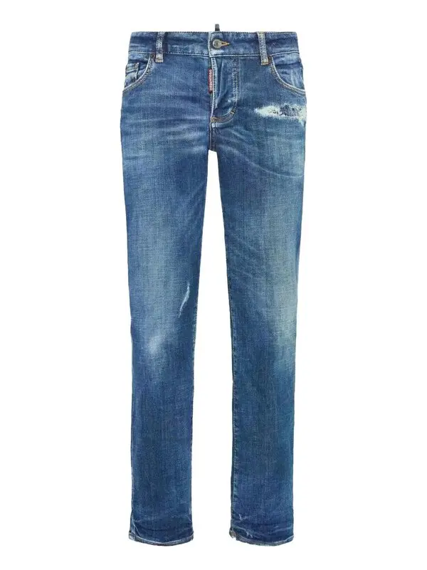 Dsquared2 Logo-patch Jeans - Blue