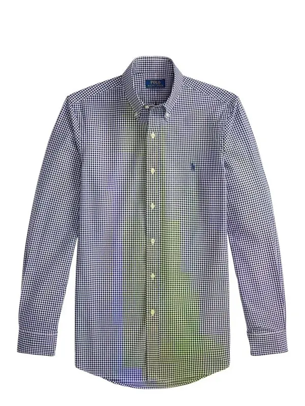 Polo Ralph Lauren Gingham Long-sleeved Shirt - Blue
