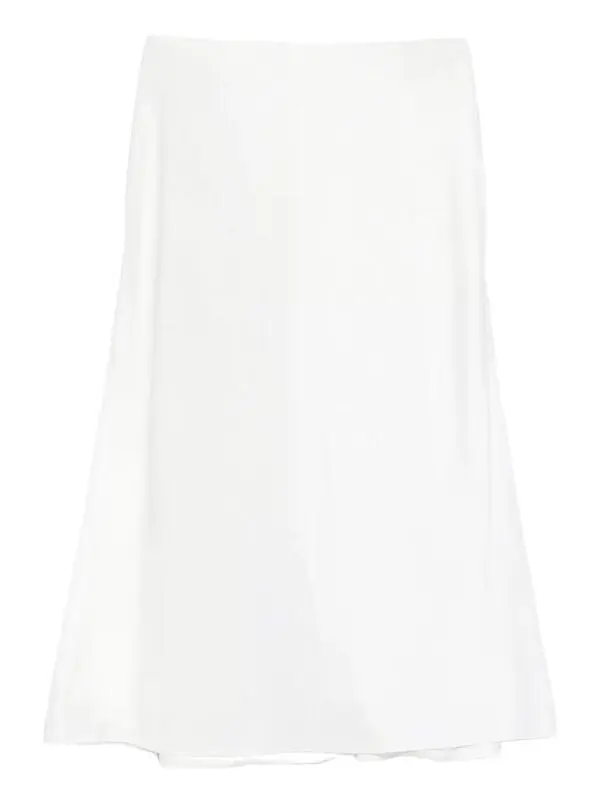 Vince A-line Midi Skirt - White
