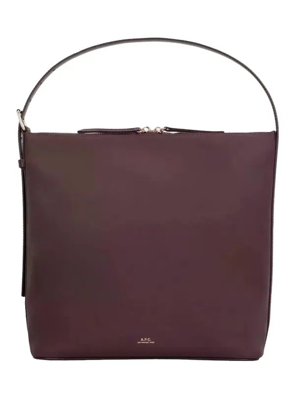 A.p.c. Vera Leather Shoulder Bag - Brown