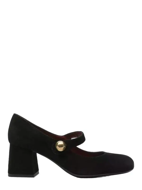 Roberto Festa 60mm Ferin Block-heel Mary Jane Pumps - Black