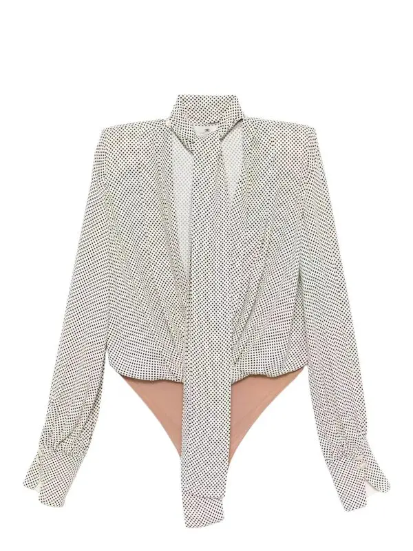 Elisabetta Franchi Polka-dot Blouse - White