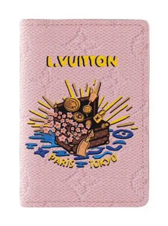 LOUIS VUITTON Monogram Souvenir Pocket Organizer - Pink