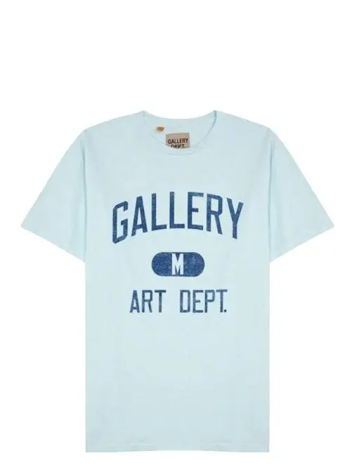 GALLERY DEPT. Art Dept Tee Shirt - Light Blue/white