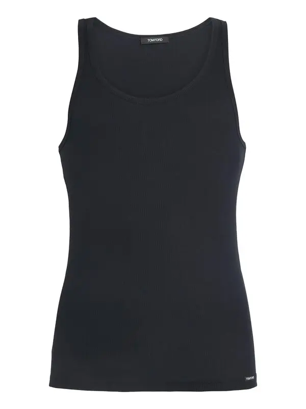 TOM FORD Cotton-blend Vest - Black