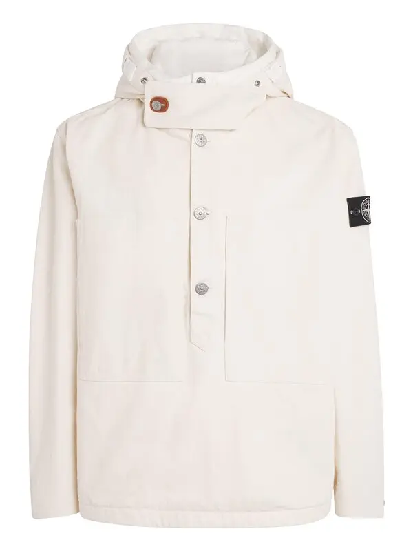 Stone Island Hooded Parka - Ivory