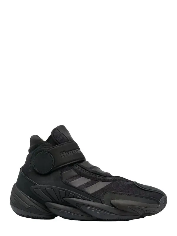 Adidas X Pharrell Williams Triple High-top Sneakers - Black
