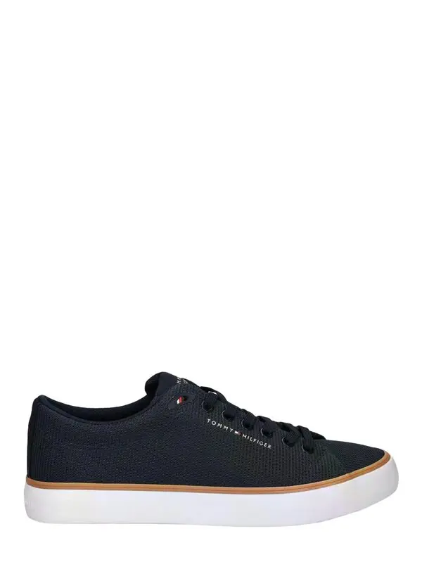 Tommy Hilfiger Textured Lace-up Sneakers - Blue