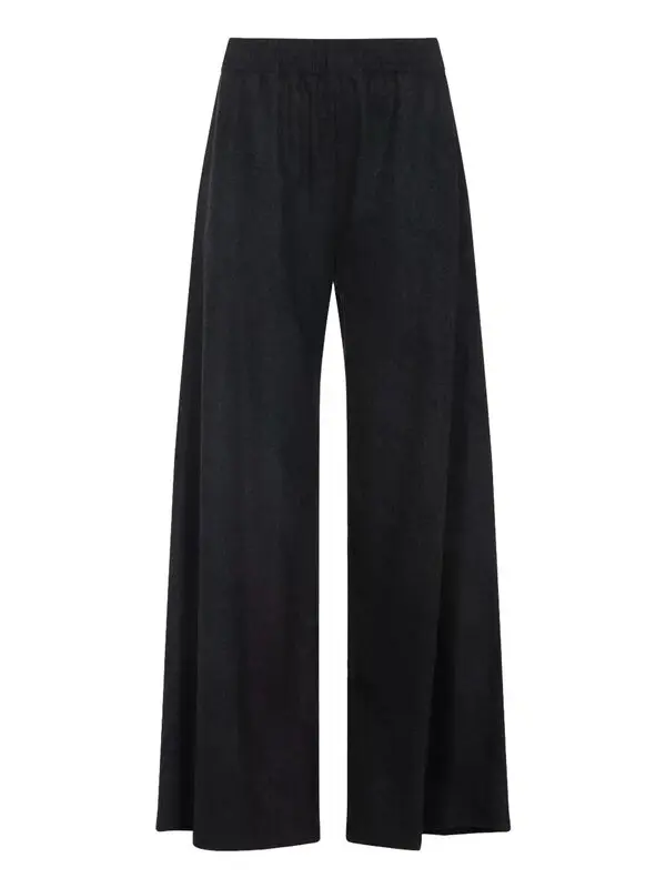 Fabiana Filippi Elastic-waist Wide-leg Trousers - Black