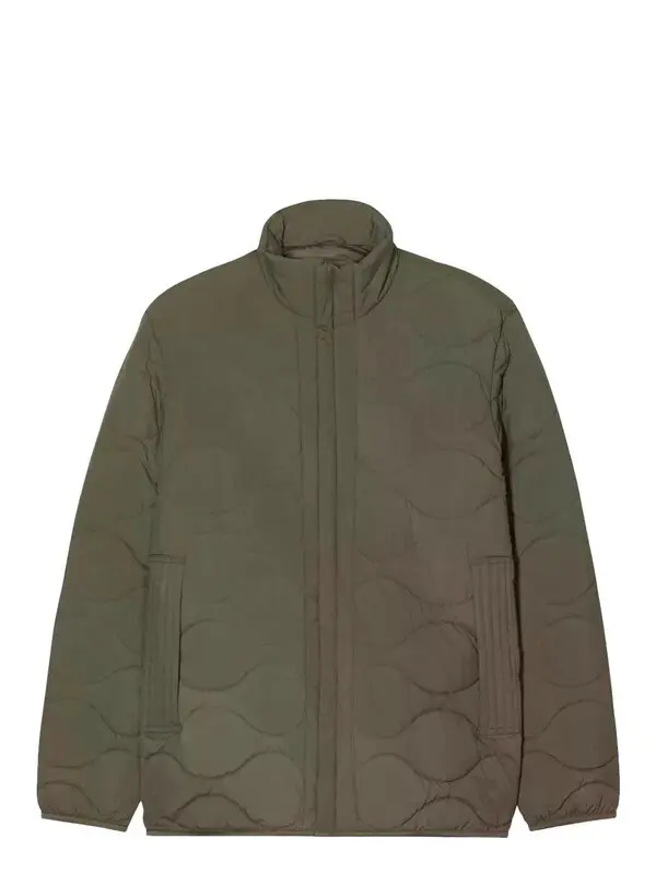 Closed Quilted Puffer Jacket - Green