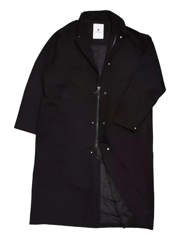 WELTER SHELTER Press-studs Zip-front Coat - Black