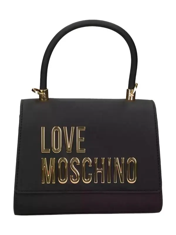 Moschino Logo-plaque Tote - Black