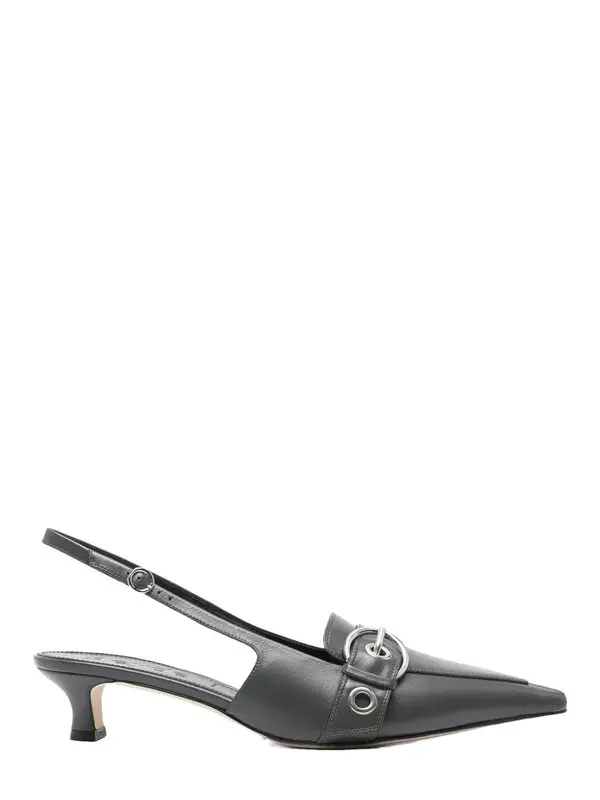 AeydĒ 35mm Davina Slingback Pumps - Grey