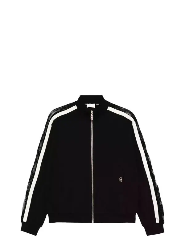 Liu Jo Lace-insert Zip-fastening Top - Black