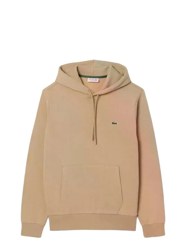 Lacoste Embroidered-logo Hoodie - Neutrals