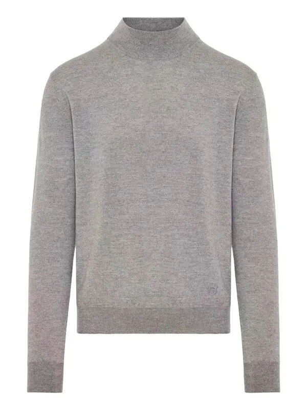 Corneliani Roll Neck Sweater - Grey