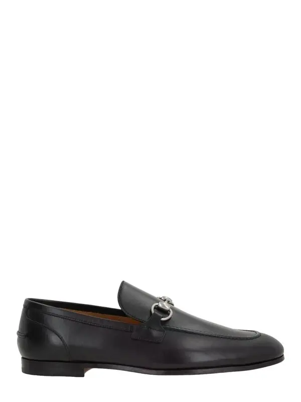 Gucci Horsebit Leather Loafers - Black