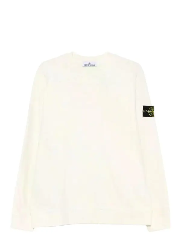 Stone Island Patch-pocket Cotton Sweater - Neutrals
