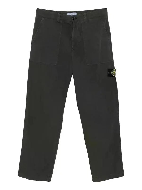 Stone Island Patch-pocket Trousers - Grey