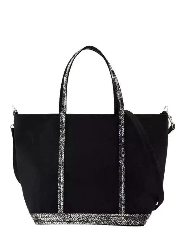 Vanessa Bruno Small Cabas Sequin-trimmed Tote Bag - Black