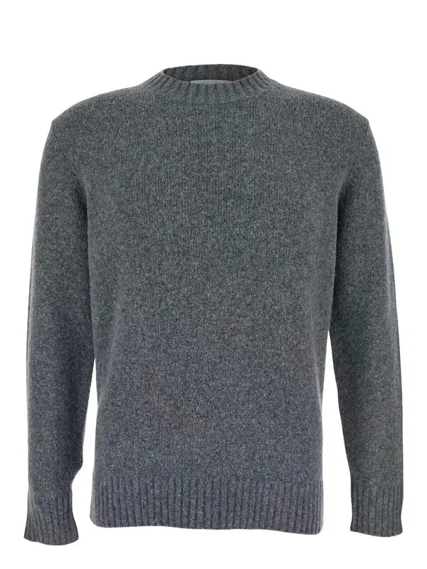 KANGRA Crew-neck Wool Sweater - Grey