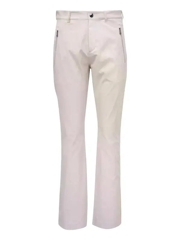 Bogner Straight-leg Trousers With Zip Pockets - Neutrals