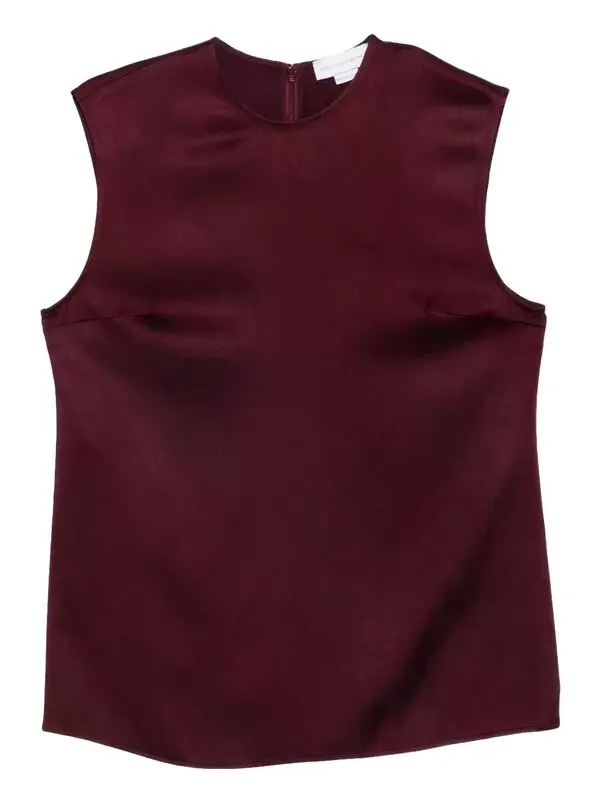 Stella McCartney Sleeveless Round-neck Top - Red