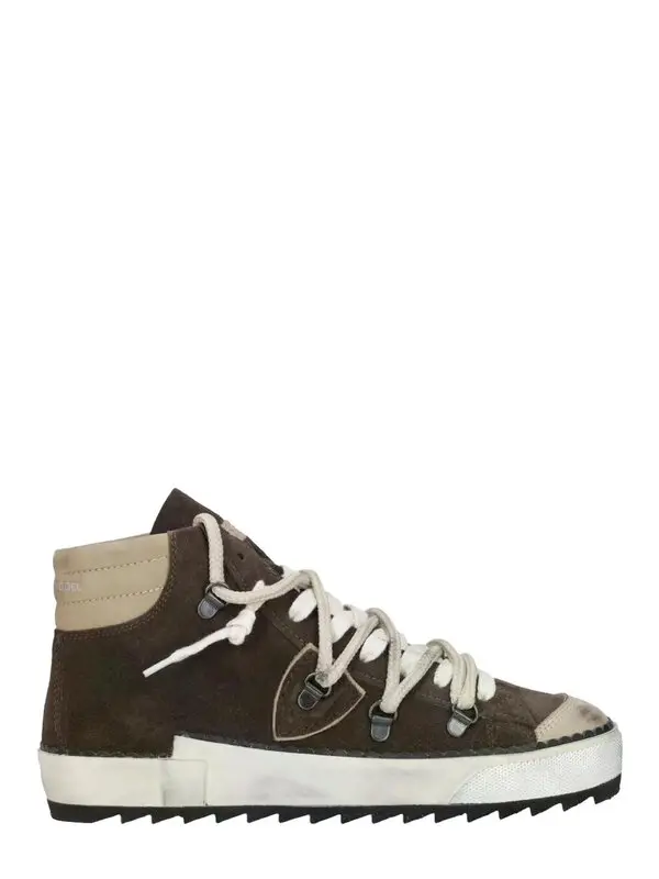 Philippe Model High-top Suede Sneakers - Brown